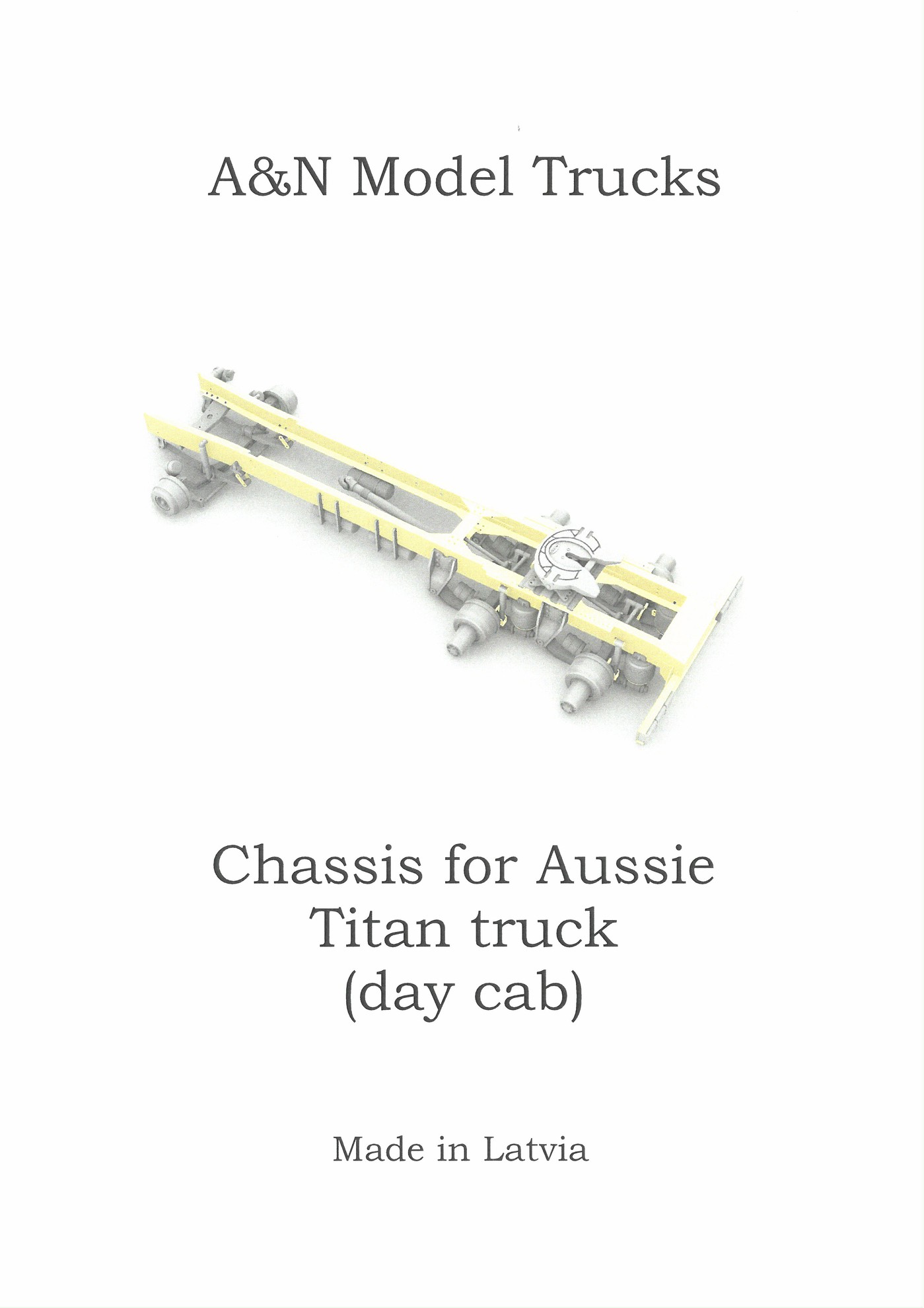 Photo: Chassis Mack Titan day-cab 01 | Aussie Titan Truck (Day Cab ...