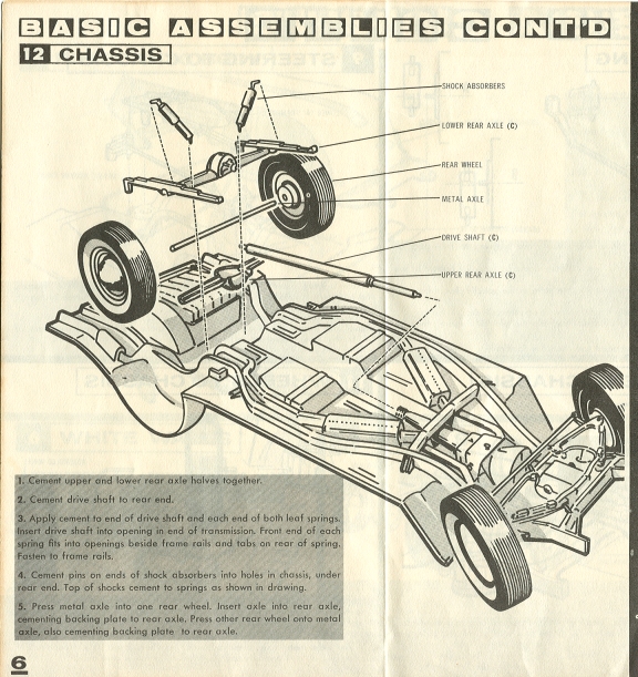 Photo: T157 ins6s | AMT 1957 Ford Fairlane 500 #T157 album | DRASTIC ...