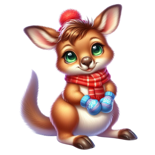 Photo: WINTER ROO AI CREATIONS BG (11) | Brenda AI Creations album ...