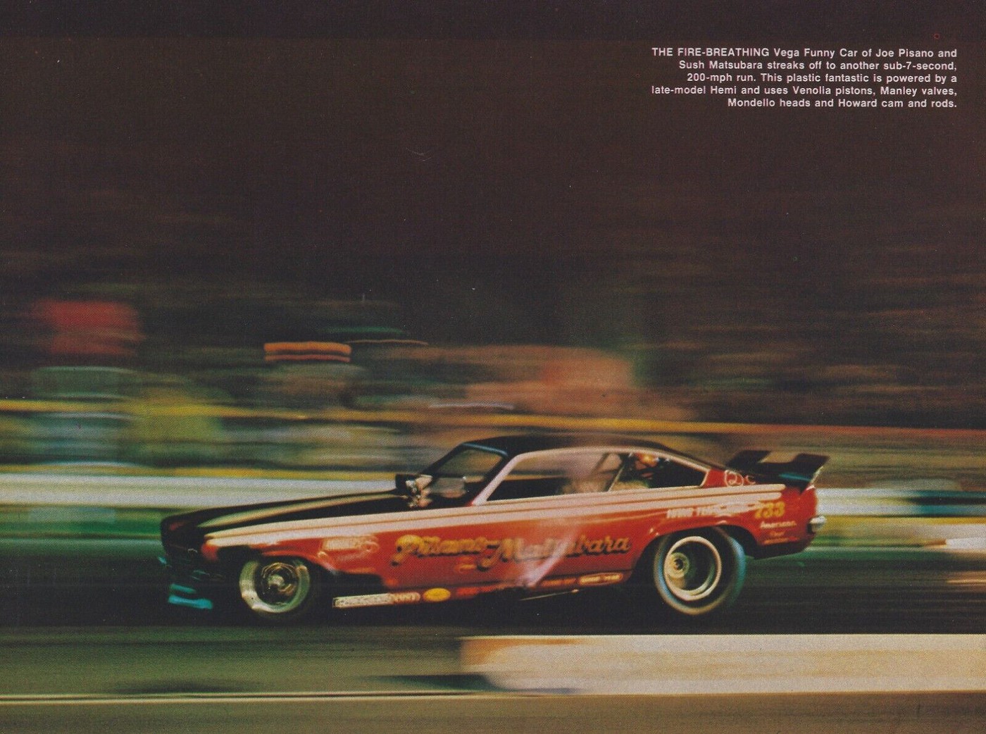 Photo: Joe Pisano & Sush Matsubara Funny Car | VINTAGE FUNNY CARS VI ...