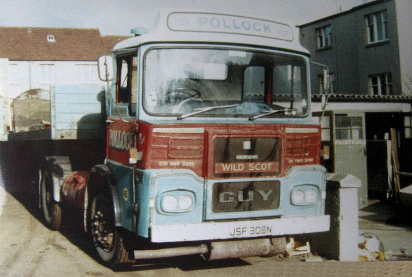 Photo: JSF 308N GUY Big J 4T 4x2 unit | Pollock (Scotrans) Ltd ...