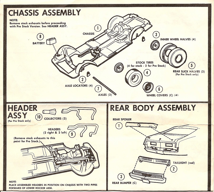 Photo: scan0030 | Model instruction sheets album | Chuck Cady | Fotki ...