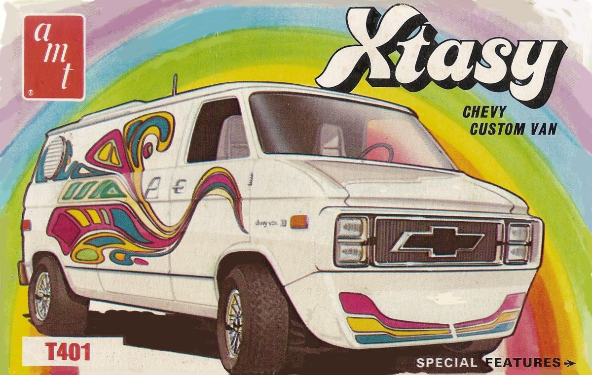 Photo: Box Cover Side 3 | AMT Xtasy Chevy Custom Van #T401 album ...