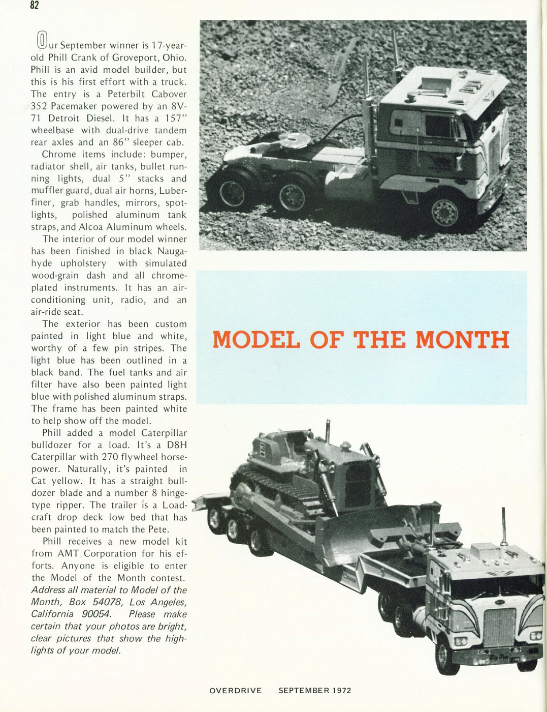 Photo: September 1972 Model of the Month | 09 Overdrive Magazine ...