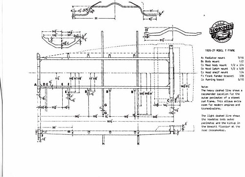 1936 Ford Frame Dimensions Chart - Infoupdate.org