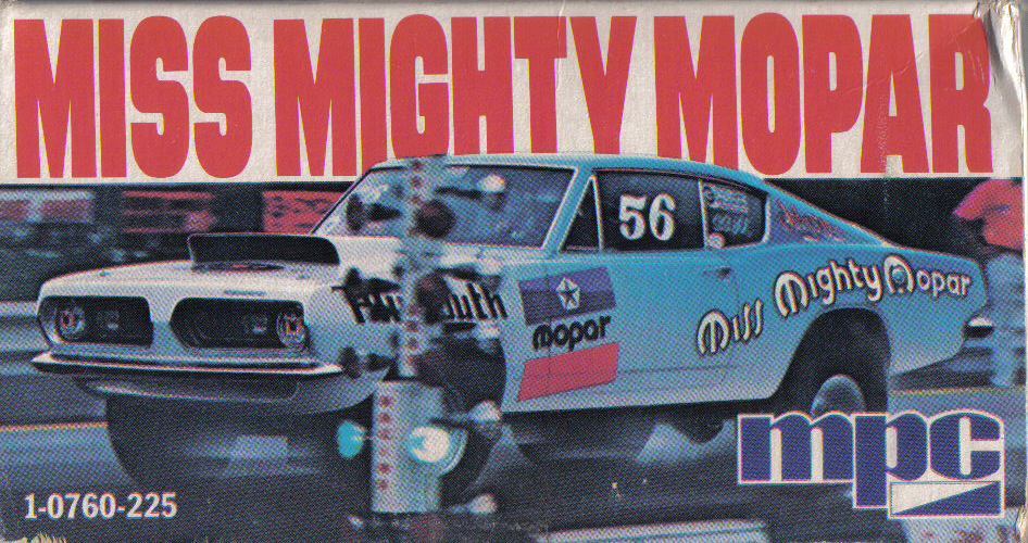 MPC Miss Mighty Mopar Judy Lilly's Cuda Super Stock 1968 Barracuda #1 ...