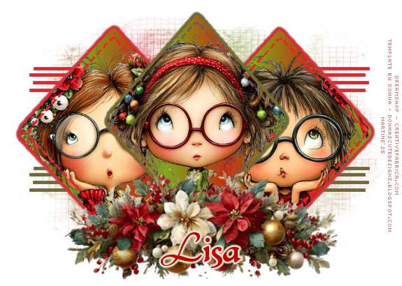 Photo: martinesXmasGs mf25 Lisa | Martine's ChristmasGs - Names album ...