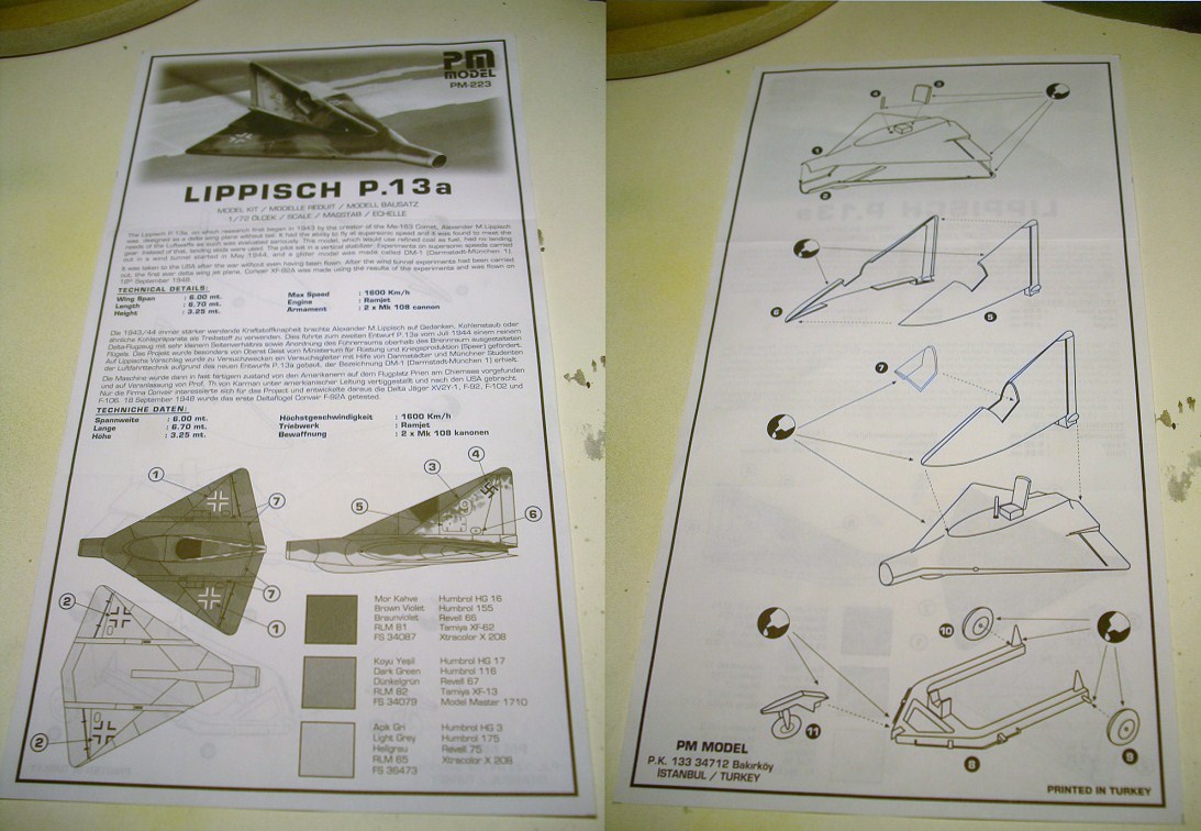 PM Models 1/72 Lippisch P.13a "Luft 46" - AmericanScaleModelforum