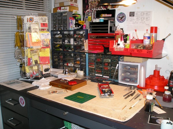 Photo: work bench | Model Cars album | ClubVic312 | Fotki.com, photo ...
